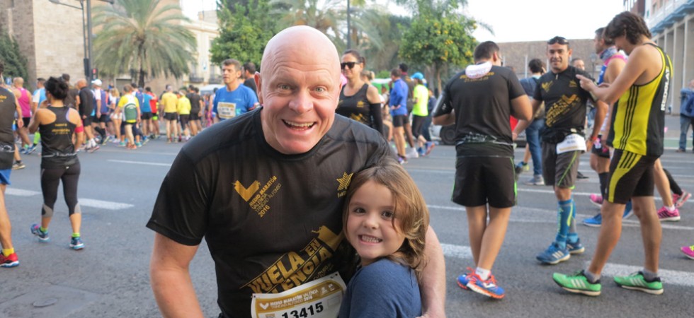 Simon Ran the Half Marathon in Valencia